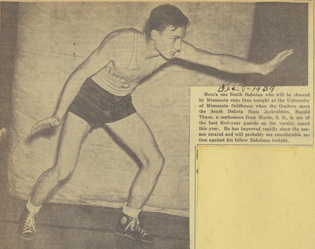 Harold Thune - South Dakota Sports Hall of Fame